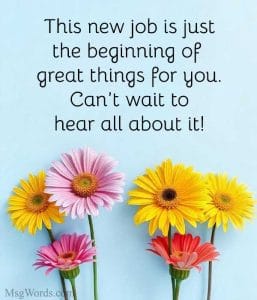 25+ Best Wishes for First Day at New Job - Sweet Words