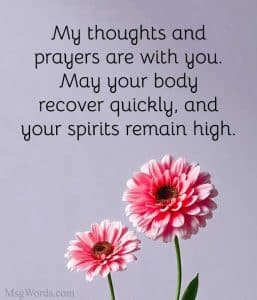 Best 35+ Comforting Prayer Get Well Soon Messages