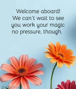 Top 10+ Professional Welcome Messages for New Staff