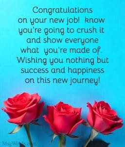 35+ Best Wishes for New Job to Friend - Heartfelt Words