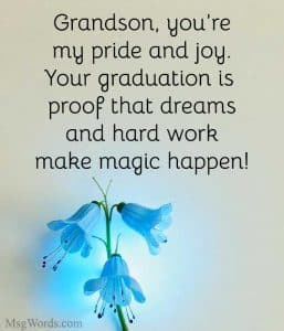 Top 45+ Graduation Wishes for Grandson - Proud Messages