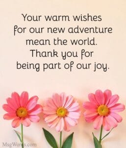 60+ Sweet Thank You Messages for Congratulations