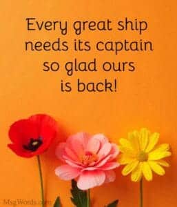 30+ Professional Welcome Back Messages for Boss