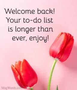 Top 50+ Funny Welcome Back Messages