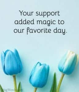 Best 20+ Thank You Messages for Wedding Program